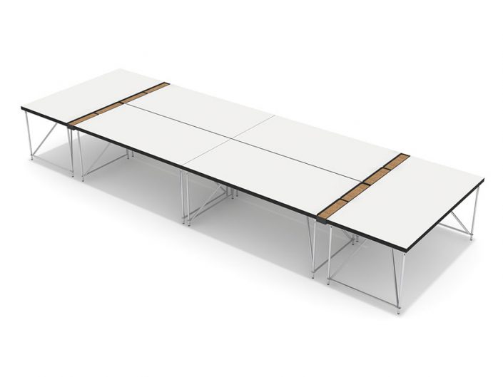 RackPod table system – The simple desk by System 180
