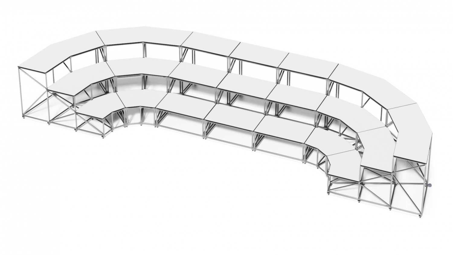 Bleacher modules SitUp – System 180 – Modulare Einrichtung aus Berlin