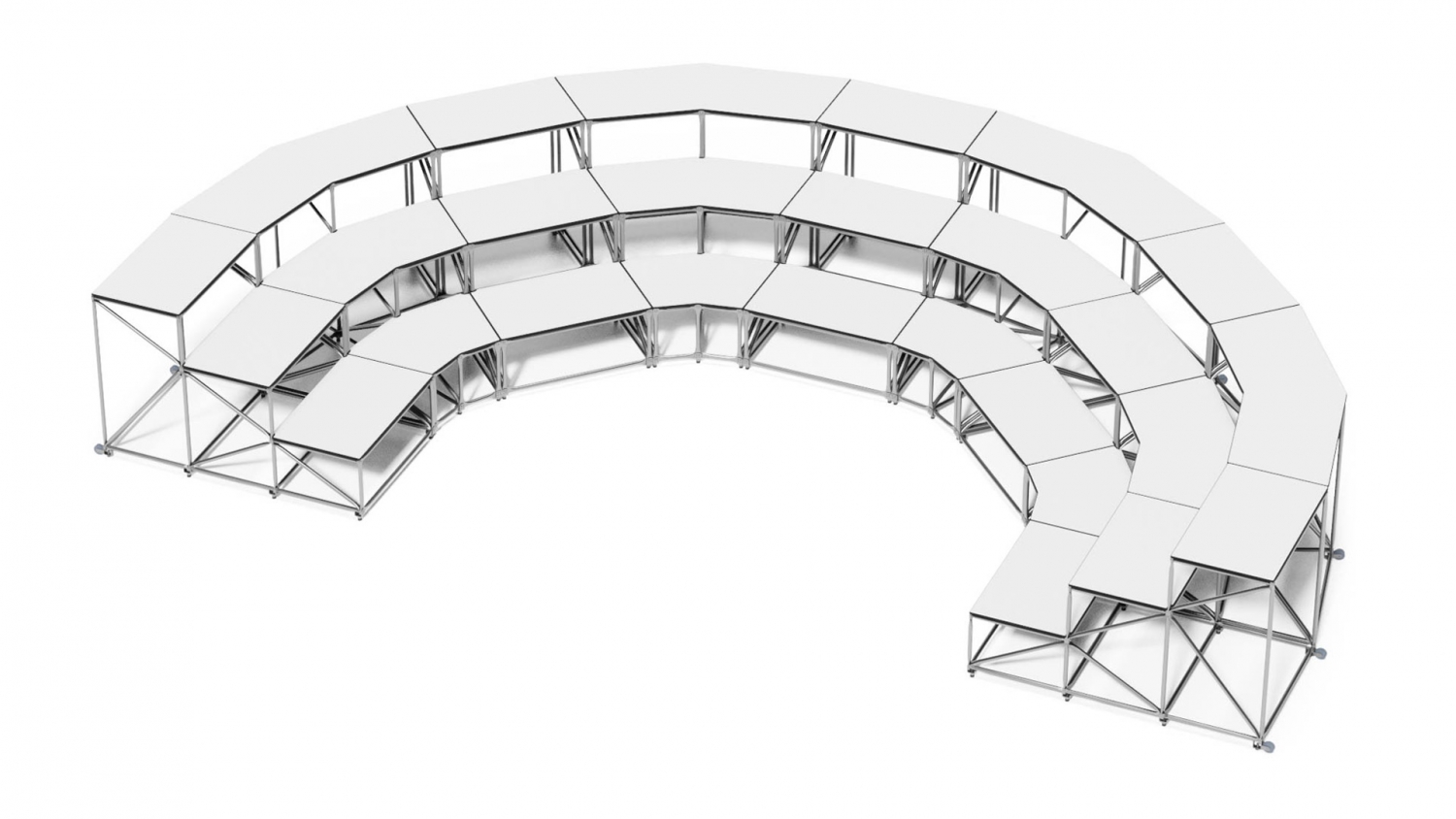Bleacher modules SitUp – System 180 – Modulare Einrichtung aus Berlin